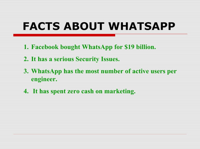 Whats app | PPT | Smartphones | Consumer Electronics