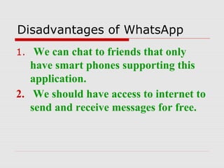 Whats app | PPT
