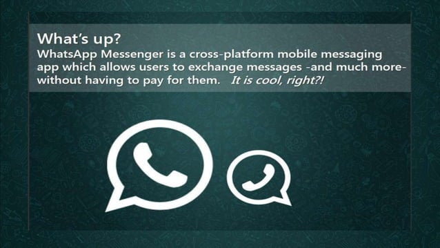 Whatsapp ppt | PPTX | Smartphones | Consumer Electronics