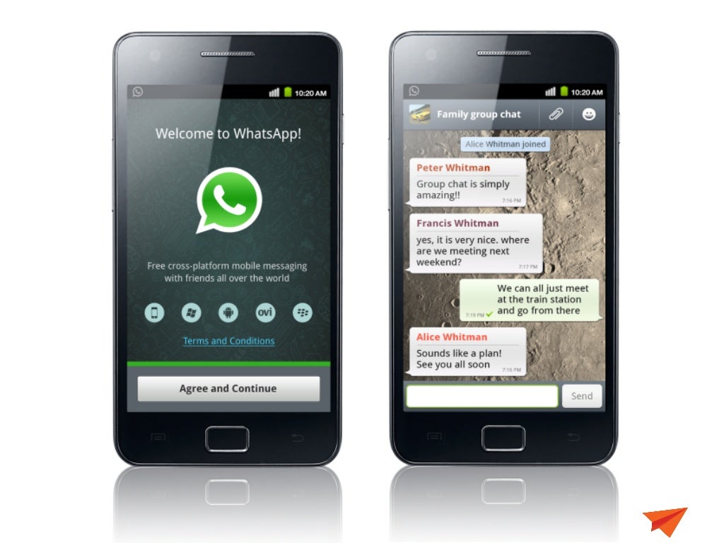 The Whatsapp timeline April 2009