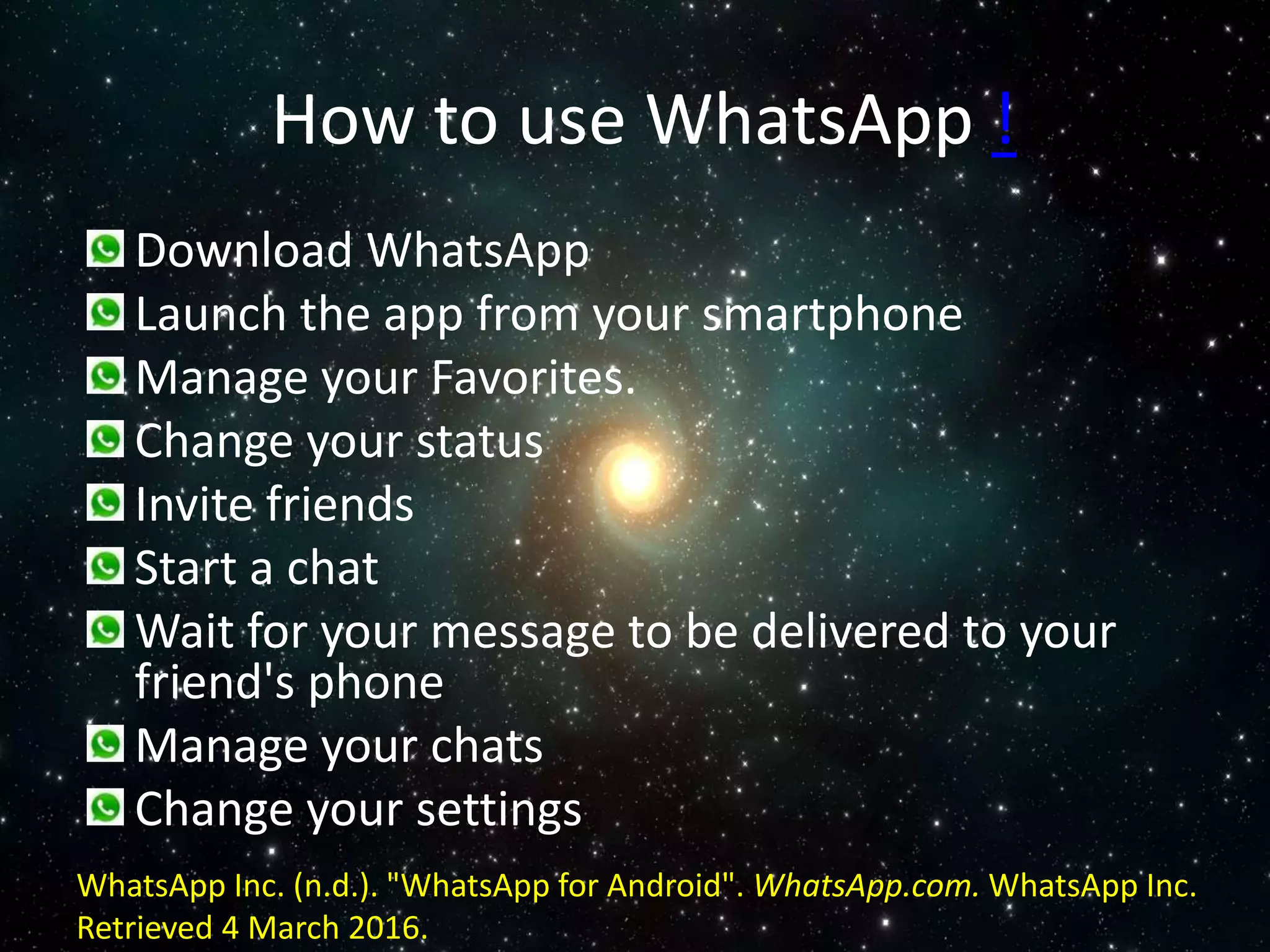 Whatsapp PPT Presentation | PPTX