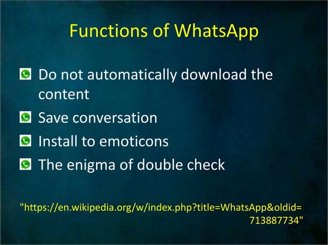 Whatsapp PPT Presentation | PPTX
