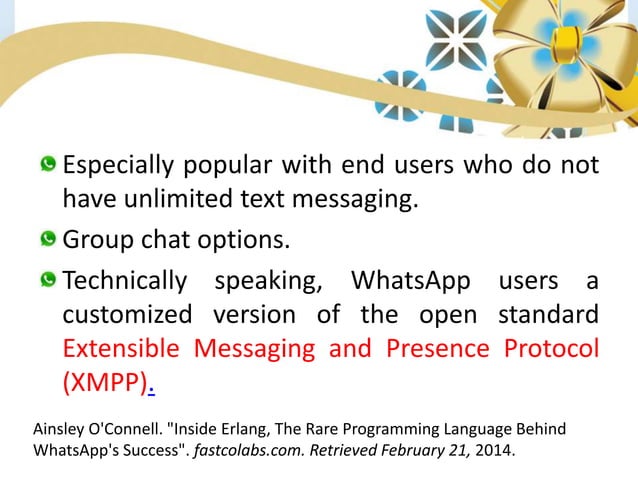 Whatsapp PPT Presentation | PPTX