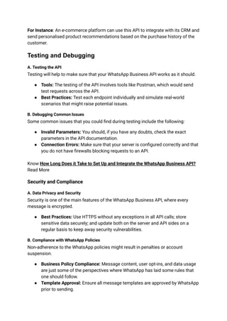 WhatsApp API Documentation: A Beginner’s Guide | PDF