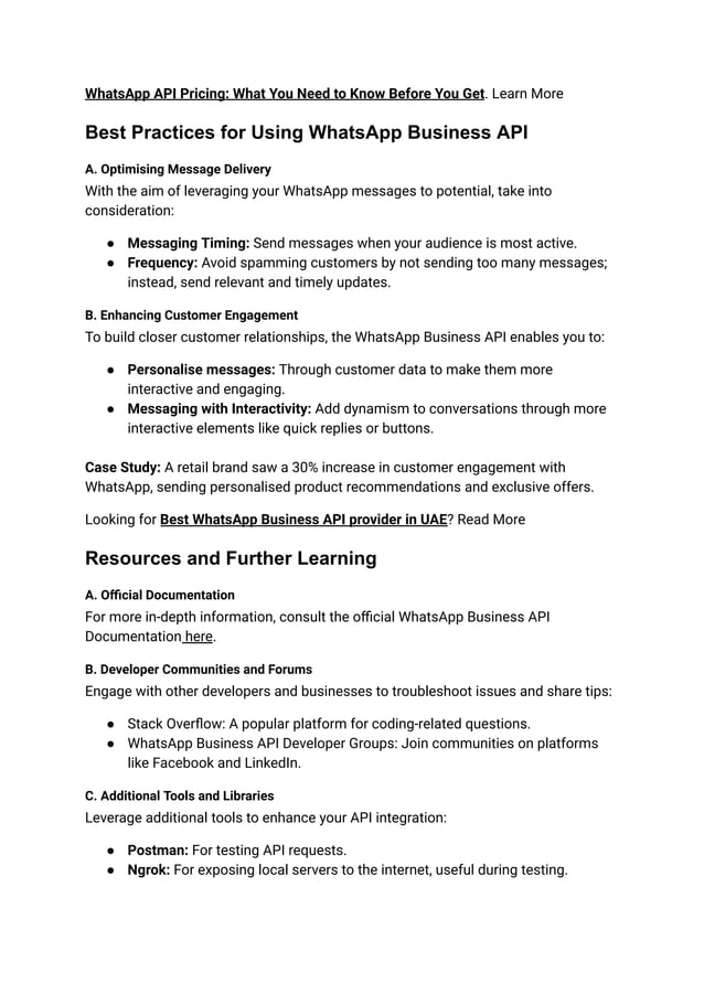 WhatsApp API Documentation: A Beginner’s Guide | PDF | Internet | Computing