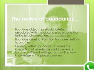 Crossing boundaries; Lecturers’ perspectives on the use of WhatsApp to support teaching and ...