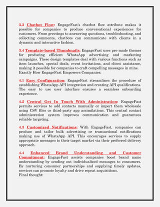 WhatsApp Chatbots | PDF