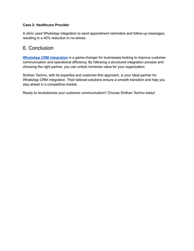Whatsapp Crm Integration How Do We Integrate It With Existing Crmpdf