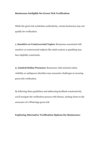 WhatsApp Green Tick: How to Get Verified? Step-by-Step Guide to ...