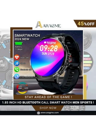 1.85 Inch HD Bluetooth Call Smart Watch | PDF