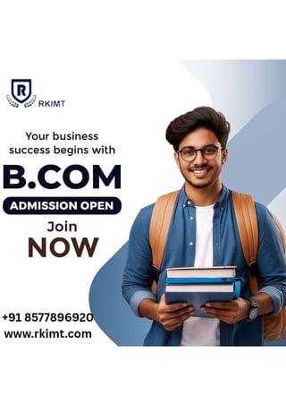 "1-Year B.Com Admission | Commerce Degree for Working Professionals" | PDF