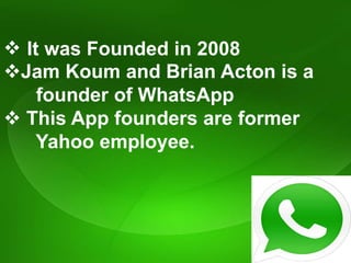 Whatsapp in marketing | PPTX