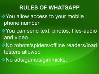 Whatsapp in marketing | PPTX