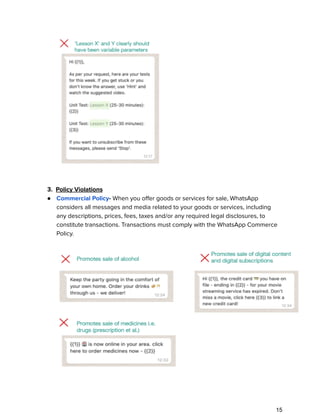 Whats app manual whatsapp template guidelines_29 june | PDF