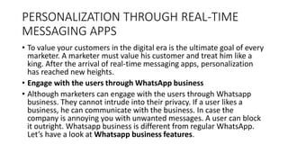 How can I do Whatsapp Marketing. | PPT