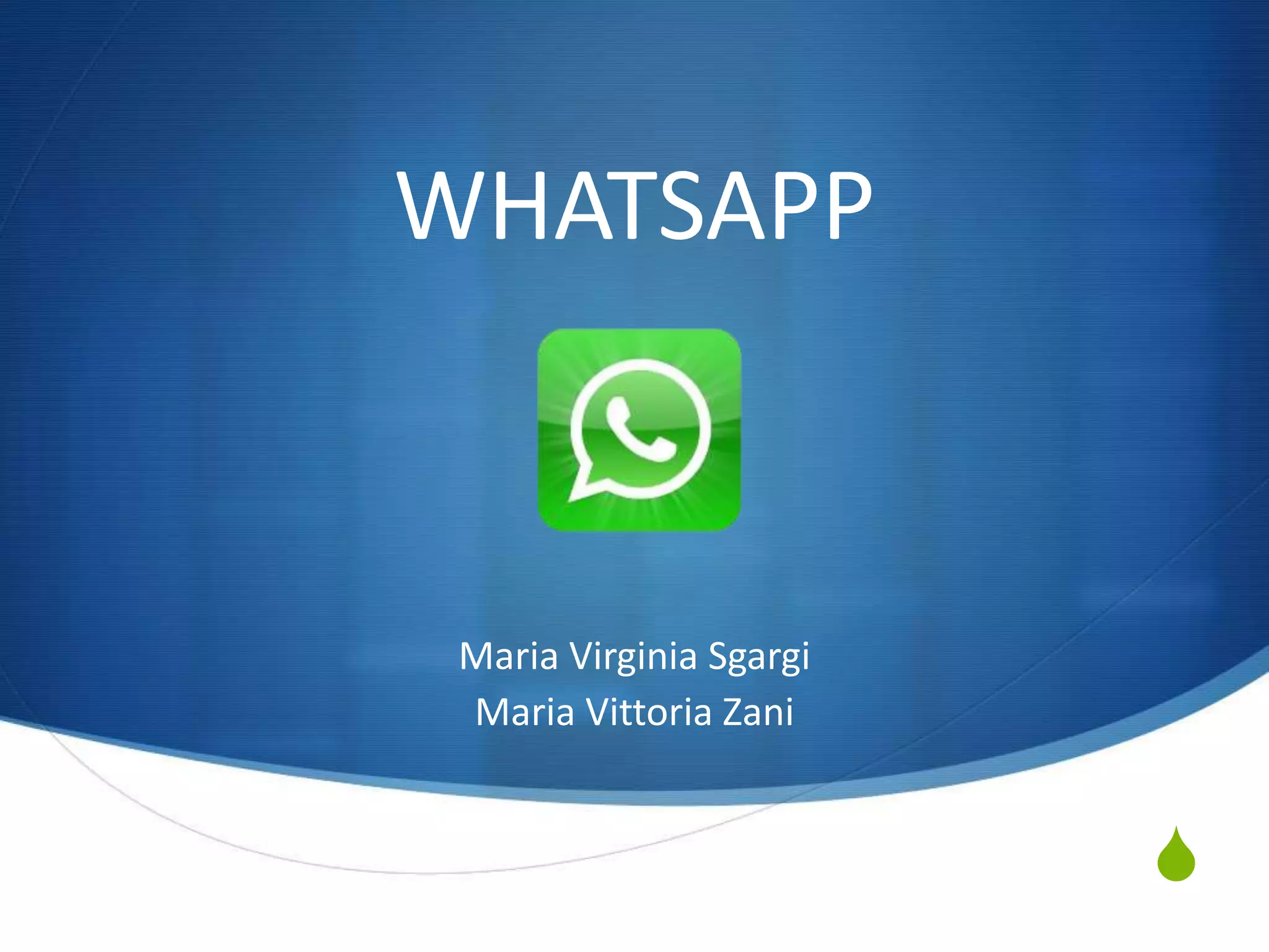 Whatsapp project work | PPT