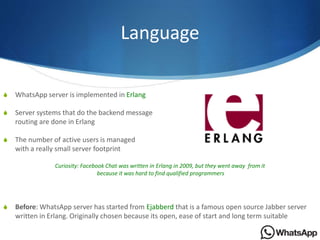 Whatsapp project work | PPT