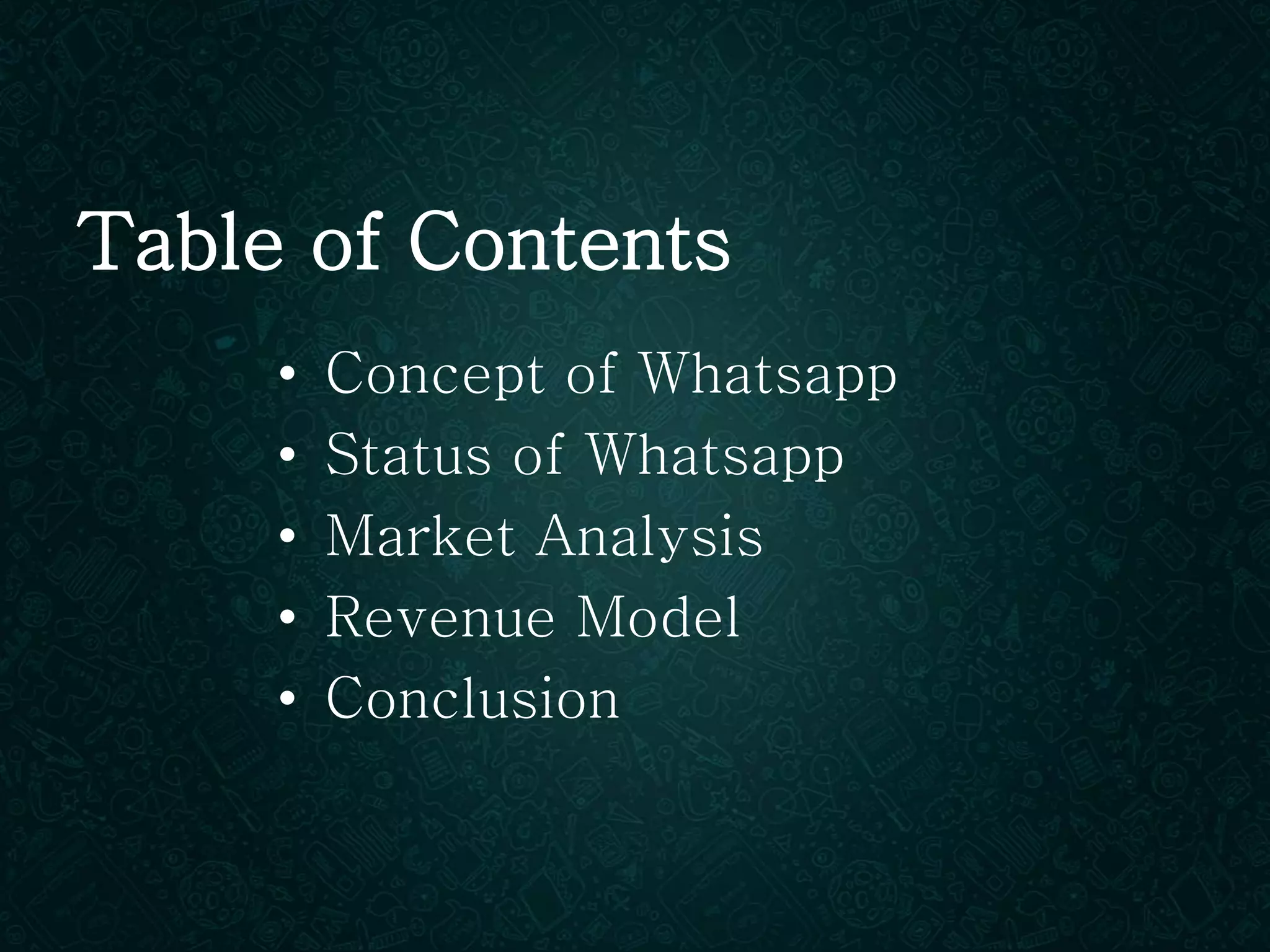Whatsapp revenue model | PPT