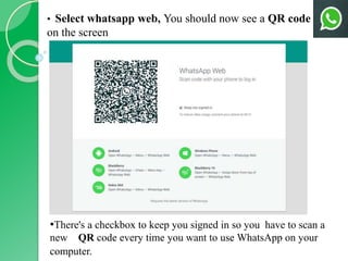 Whatsapp web application | PPT
