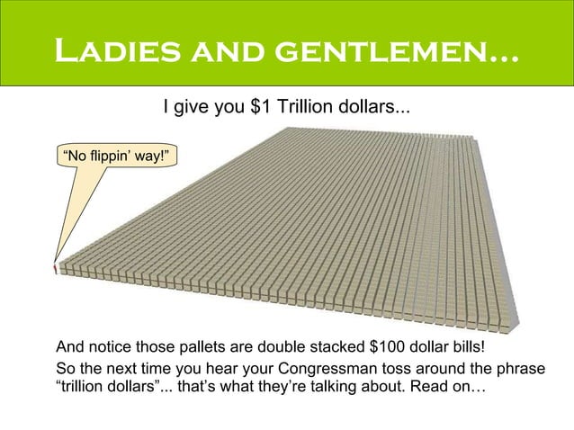 What A Trillion Dollars Looks Like | PPS | Stamps and Coins | Collecting