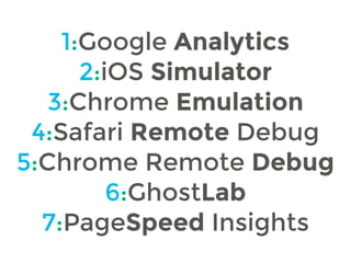 UXPA Dallas - Google Analytics and What's Before Mobile First | PPT