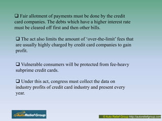 What is card act? | PPT