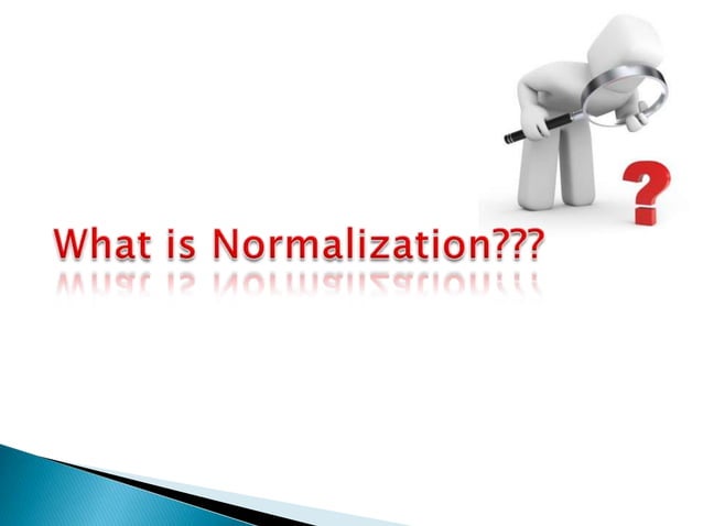 What's database normalization | PPTX