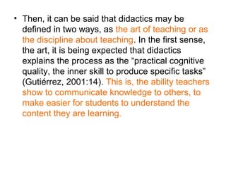 What´s didactics power point class1 | PPT