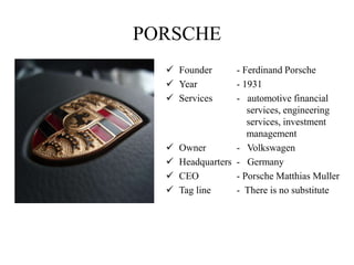 What’s driving porsche? | PPTX