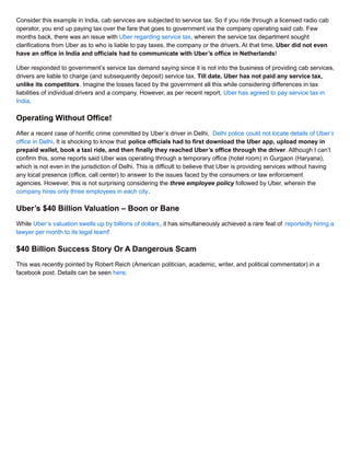 Whats exactly wrong with Uber - Legal Issues in Marketplace Services ...