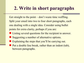 What shall we do to write an email? | PPT