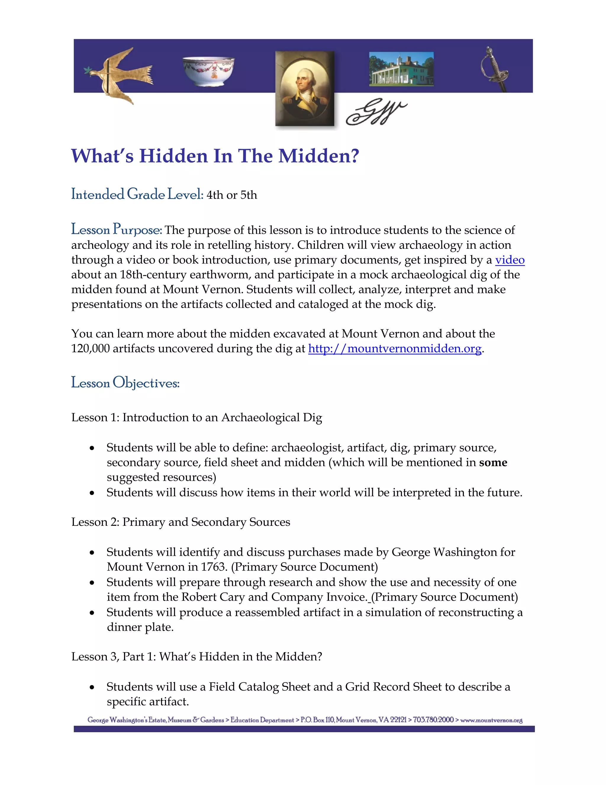 What's Hidden In The Midden? | PDF