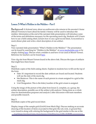 What's Hidden In The Midden? | PDF
