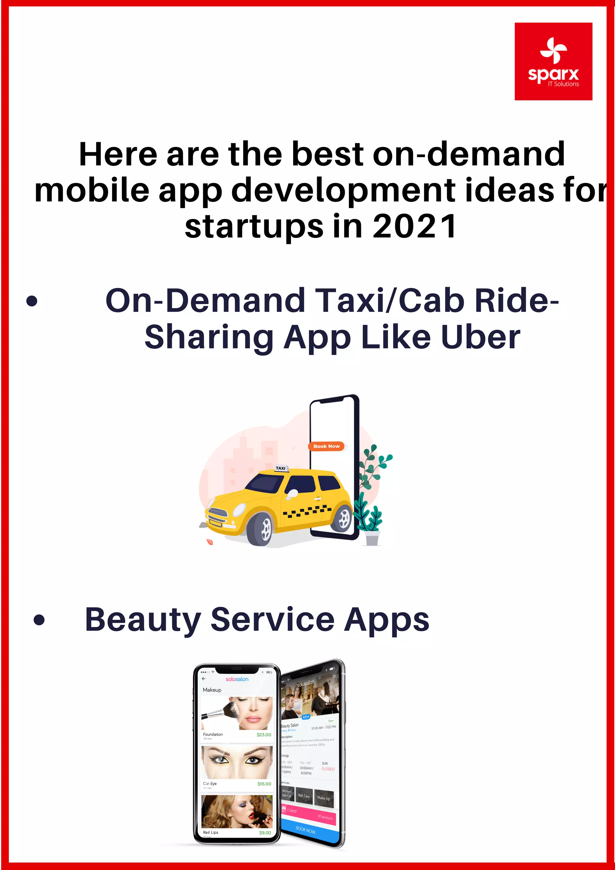 On-demand Mobile App Ideas For Startups in 2021 | PDF