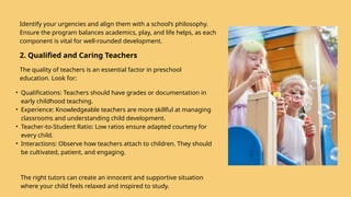 What Should Parents Look for Quality in Preschool.pptx