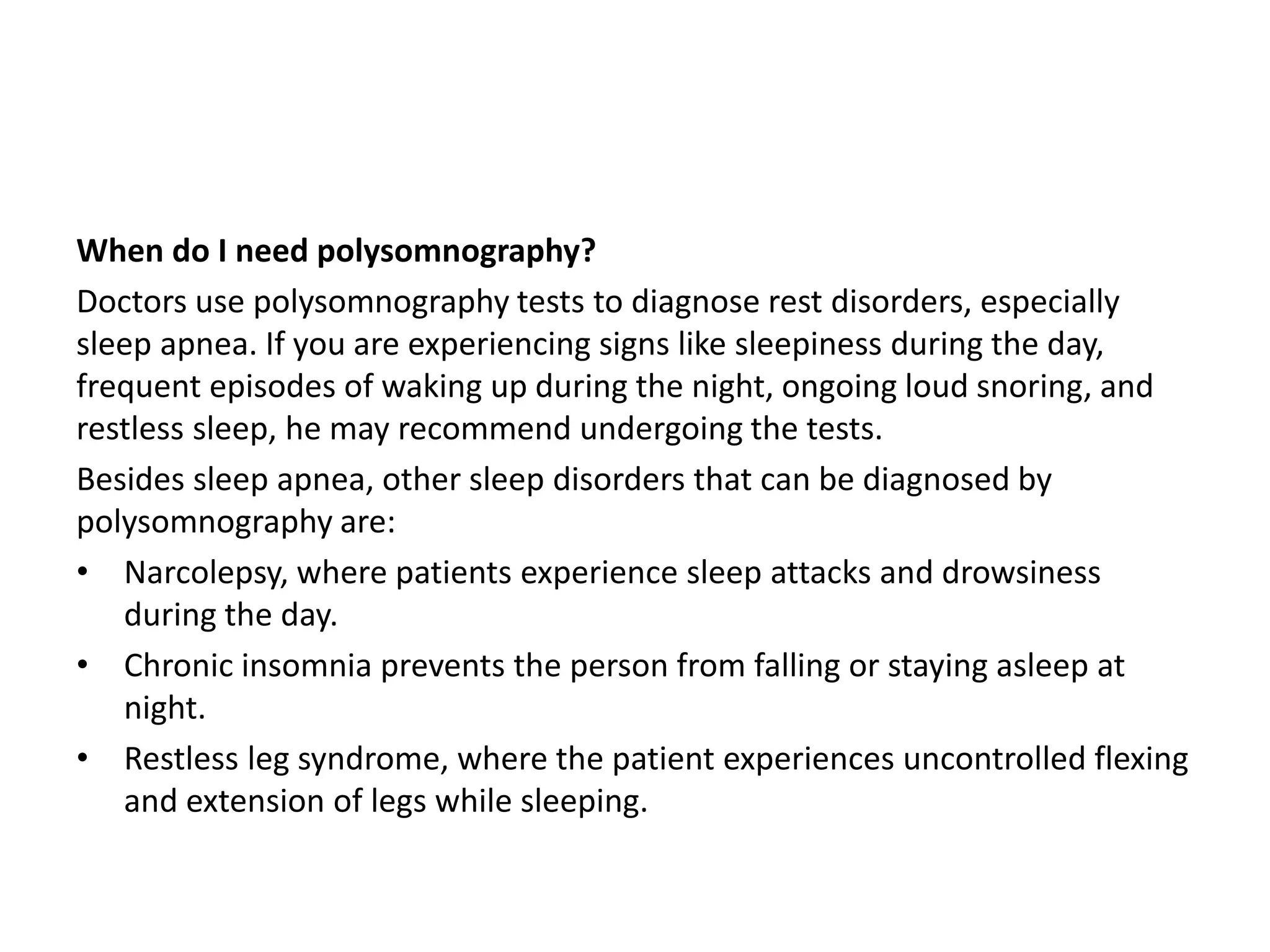 What should you expect when going for a PSG test.pptx