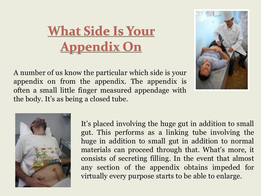 What side is your appendix on