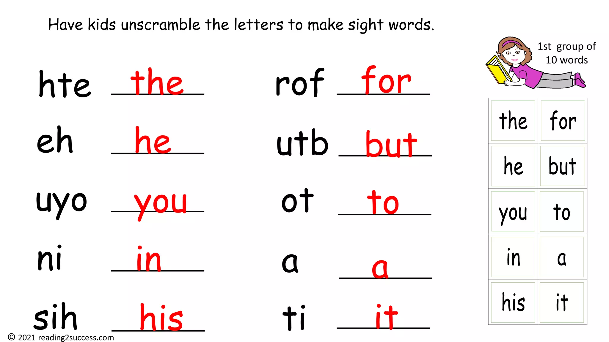 How to Teach Your Kids Sight Words - activities include flashcards ...