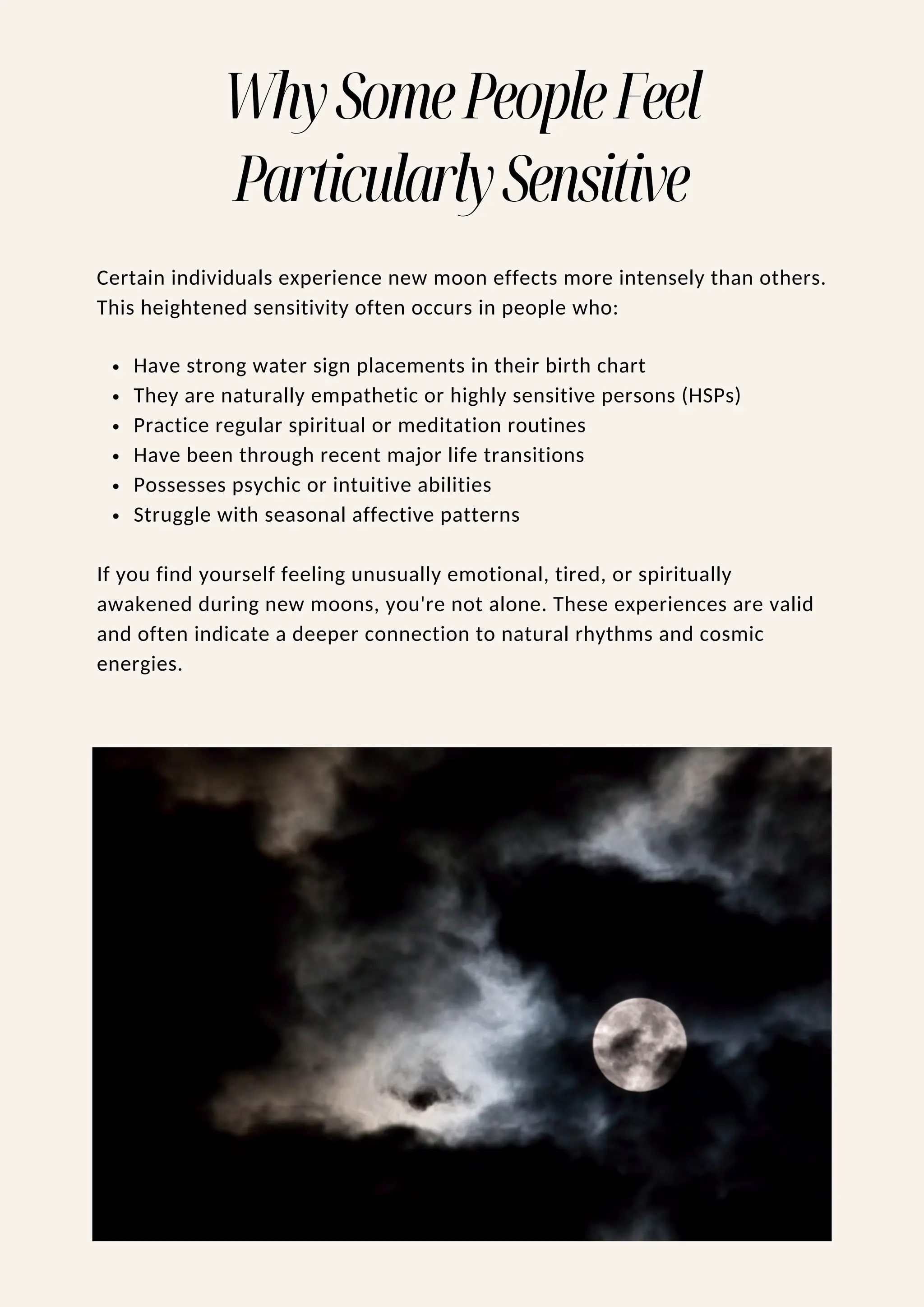 What signs are affected by the new moon? | Spiritual Awakening Signs | PDF