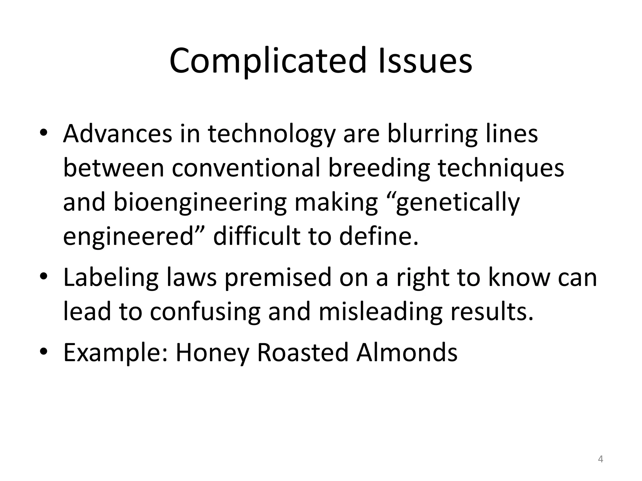 What's In a Label: GMO, Natural, and Organic Labeling Issues | PPT