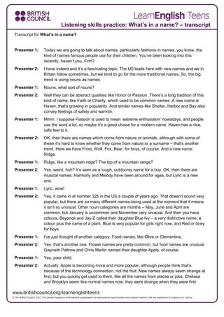 whats_in_a_name_-_transcript_1.pdf merupakan bahan ajar | PDF