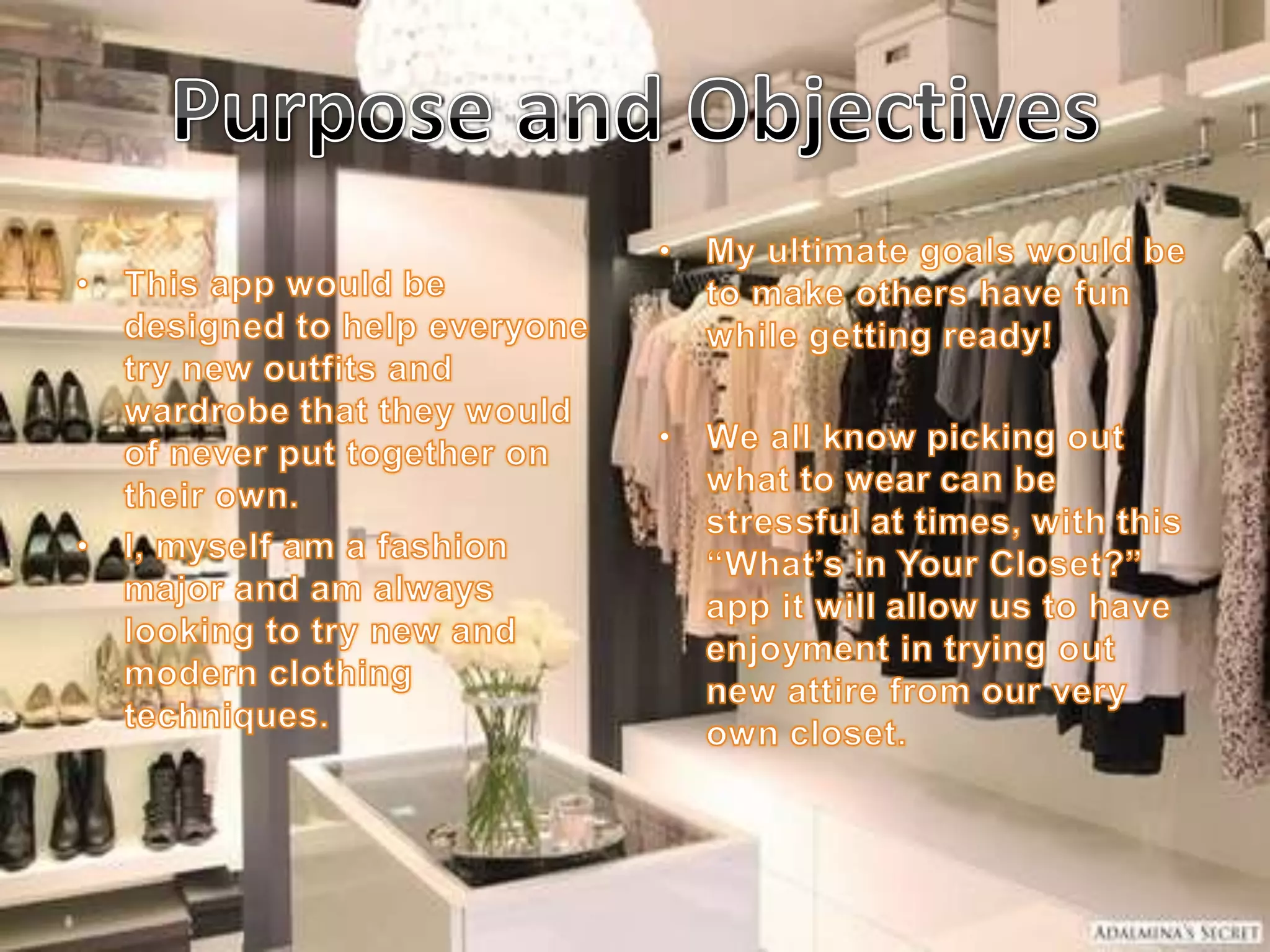 Whats in your closet | PPT
