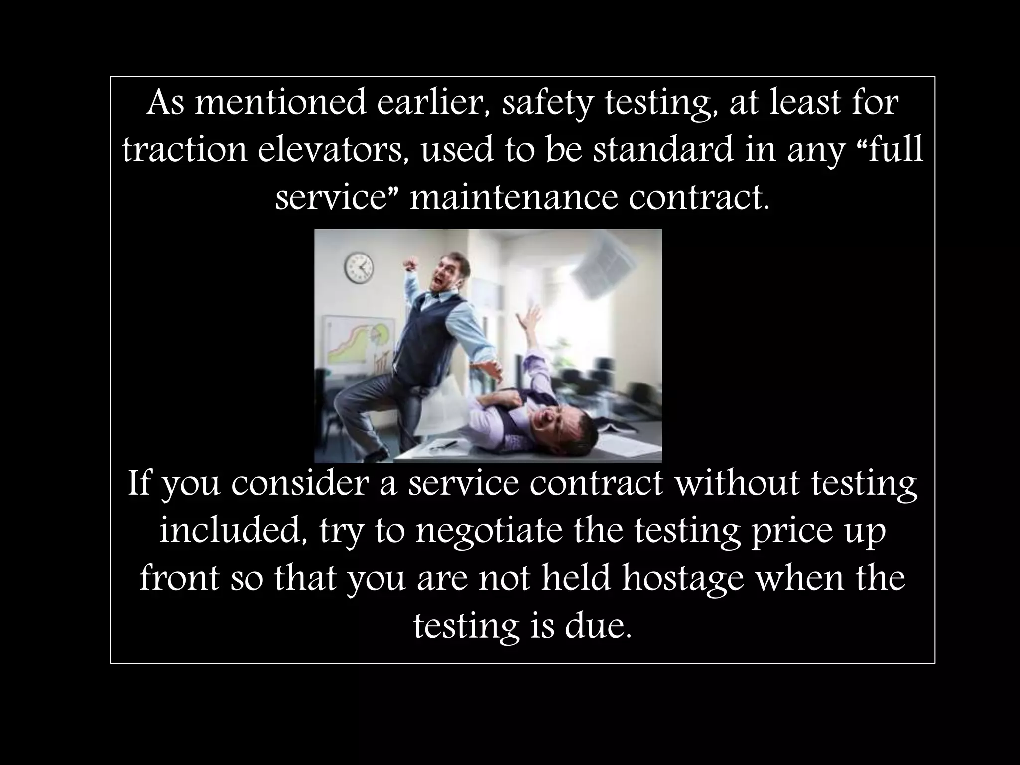 WHAT'S IN YOUR ELEVATOR MAINTENANCE CONTRACT? | PPTX
