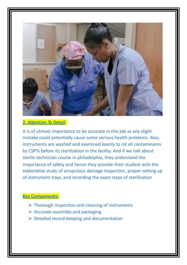 What Skills Do You Need To Become A Successful Central Sterile ...