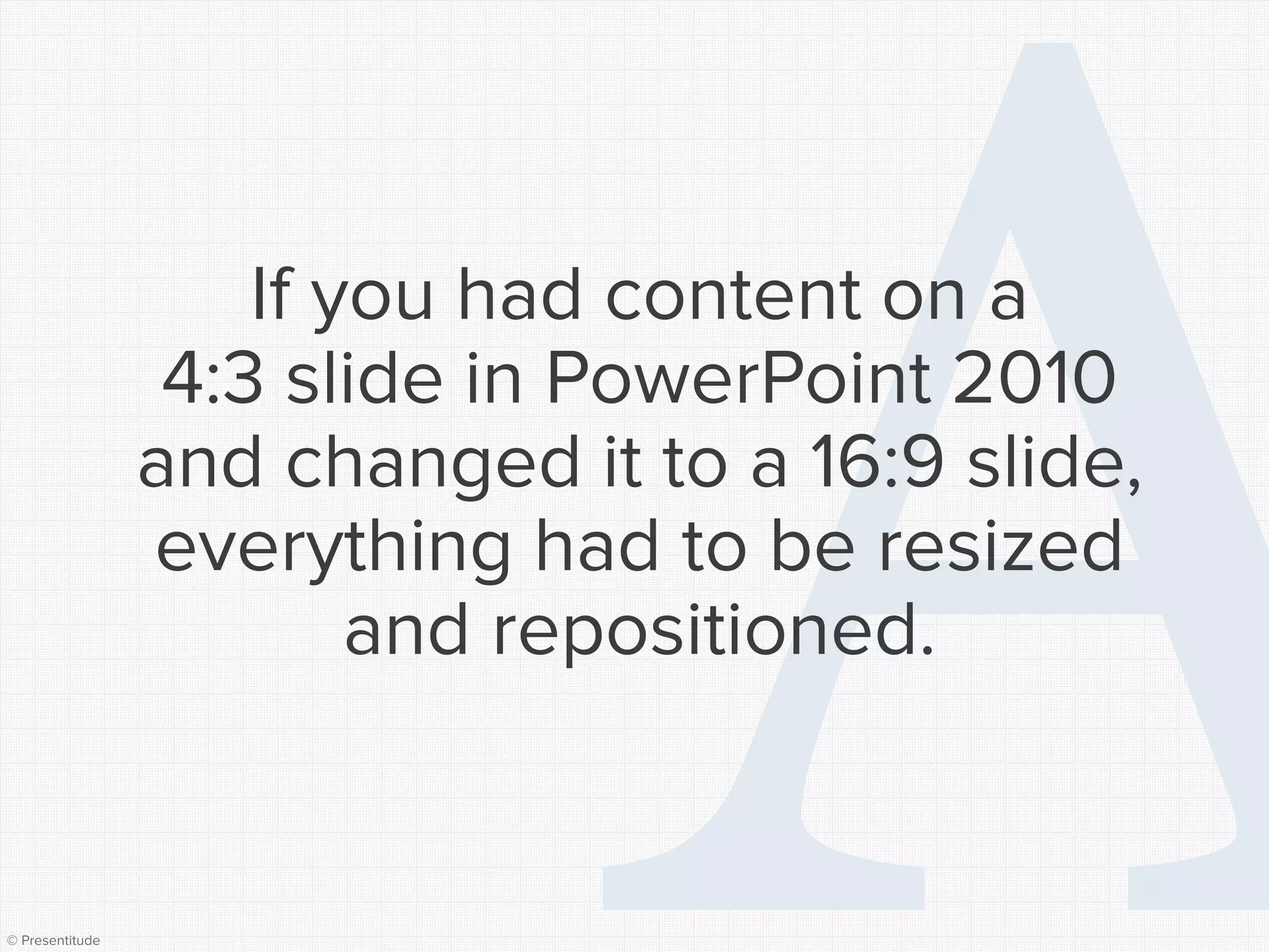 What slide dimensions should you use for your presentations? | PDF