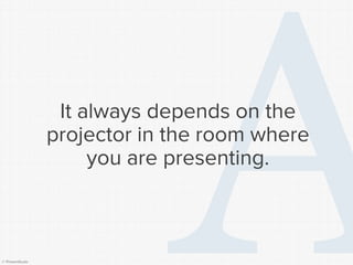 What slide dimensions should you use for your presentations? | PDF