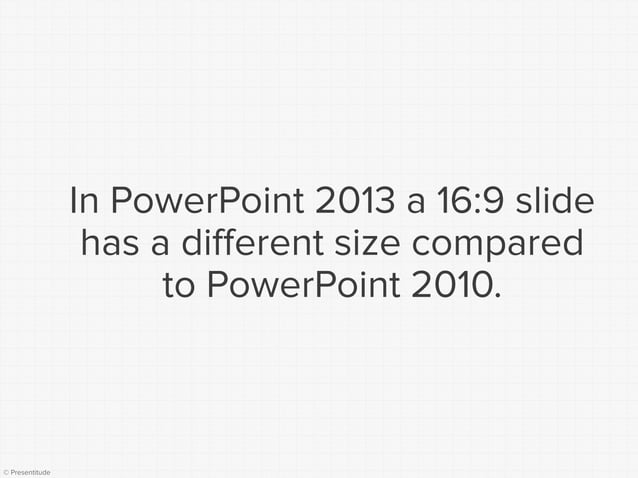 What slide dimensions should you use for your presentations? | PDF