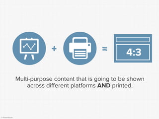 What slide dimensions should you use for your presentations? | PDF