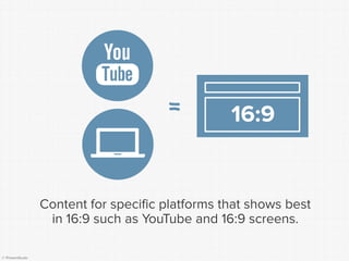 What slide dimensions should you use for your presentations? | PDF