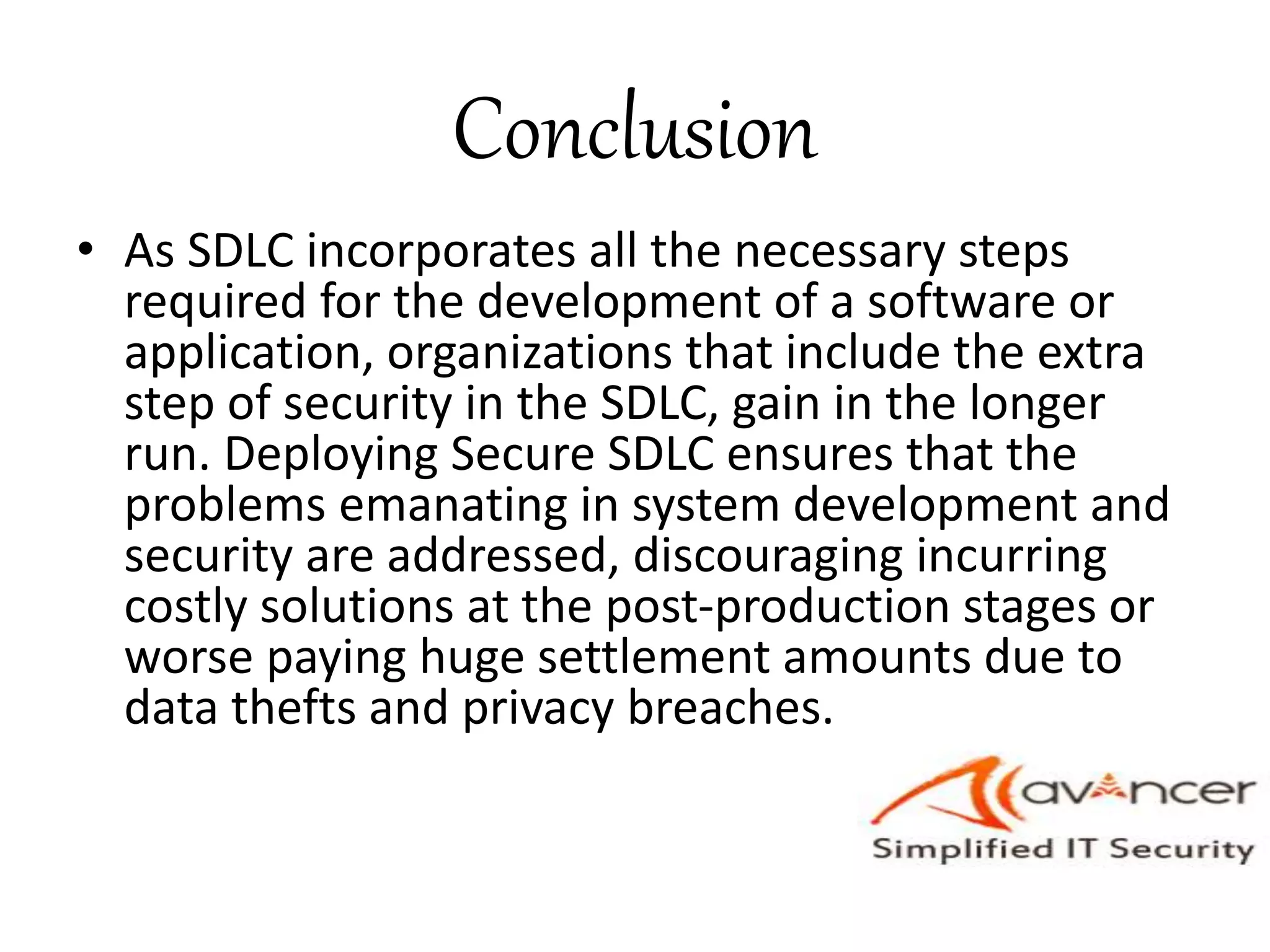 Whats Making Way For Secure Sdlc Ppt